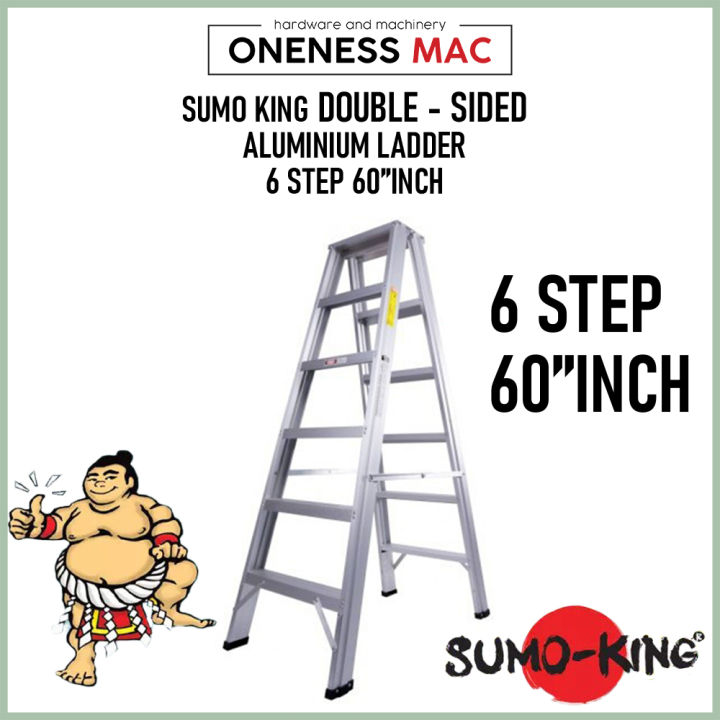 SUMO KING DOUBLE SIDED LADDER 7 STEP 70INCH | Lazada