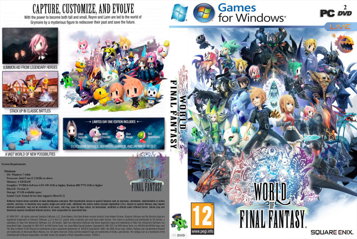 World of Final Fantasy Day One Edition + MAXIMA Upgrade PC GAME ...