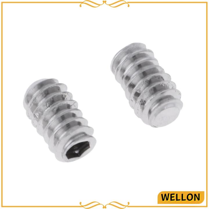 WELLON 10ชิ้นสกรูด้วงสแตนเลสแบบพกพาสำหรับไม้พาย | Lazada.co.th