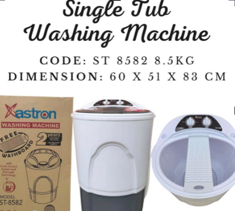 [IN STOCK] ASTRON 8.5KG WASHING MACHINE / SINGLE TUB WASHING MACHINE ...