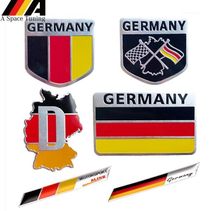 3D Metal Germany German National Flag Badge Car Front Grill Grille ...