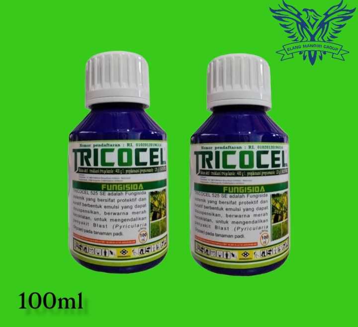 Fungisida Tricocel 525SE 100ml Pembasmi Jamur Pada Tanaman Bahan Aktif: trisiklazol 400 g/l dan ...