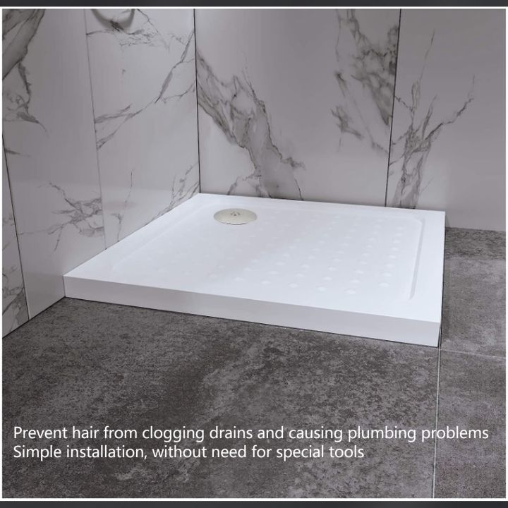 Shower Waste Trap Cover Simple Installation Plastic Fast Flow Shower ...