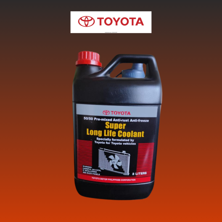 TOYOTA Super Long Life Coolant for Toyota Vehicles 50/50 Pre-mixed Anti Rust & Anti-Freeze ...