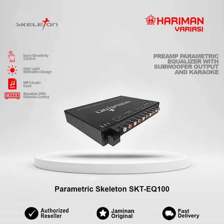 Preamp Parametrik Skeleton SKT-EQ 100 Pream Karaoke Skeleton SKT-EQ100 ...