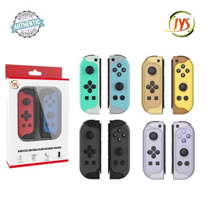 จอยควบคุมเกมไร้สายสำหรับ Nintendo Switch & Switch OLED และ Switch Lite Joycon (L + R) จอยสติ๊ก ...