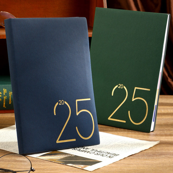 Davea Stain-resistant Planner 2025 Planner Faux Leather 2025 Monthly ...