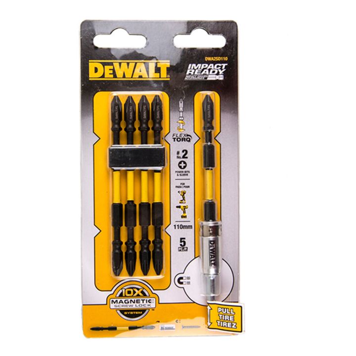 Global House DEWALT ชุดดอกไขควง 110 มม. PH2 รุ่น DWA2SD110 (5 ชิ้น) รับ ...