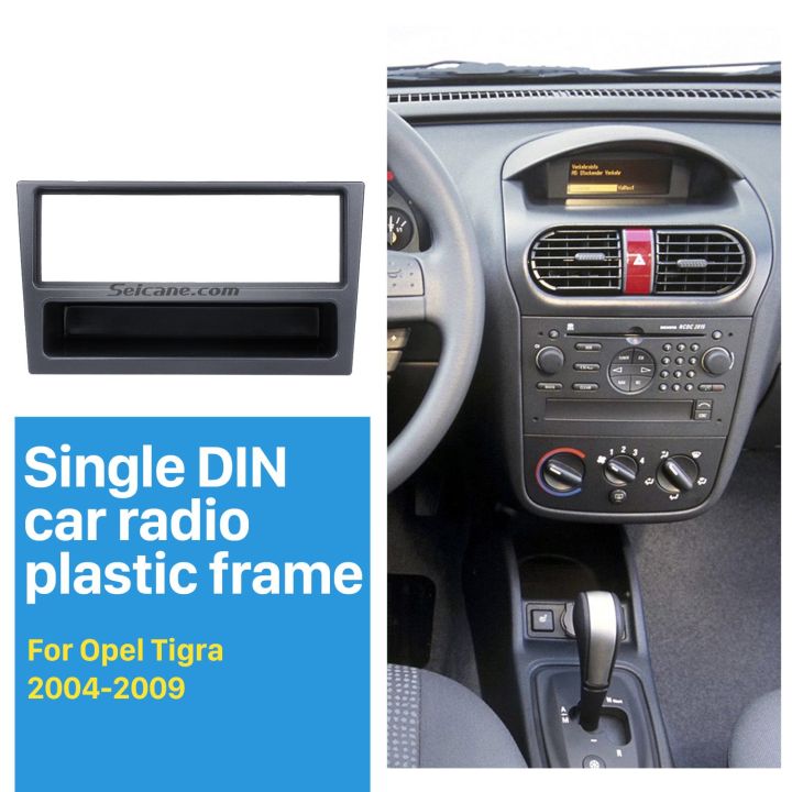 Seicane Black 1Din Car Radio Fascia for OPEL Corsa (C) Meriva Omega (B ...