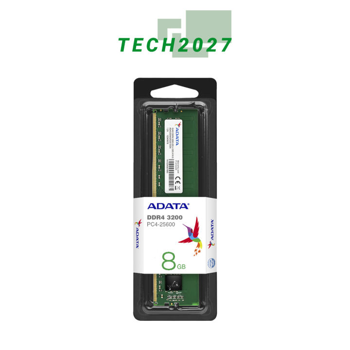 Adata Premier 8GB DDR4 3200 DIMM DESKTOP MEMORY - AD4U32008G22-SGN ...