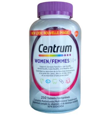 Expiry 11/2023!!! Centrum Women 50+,250 Tablets, Comes in New Packaging ...