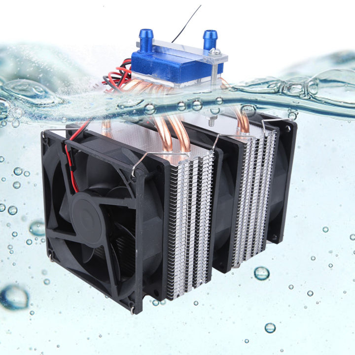 DIY Water Cooling System อุปกรณ์ทำความเย็นวงจรน้ำเซมิคอนดักเตอร์ 12V ...