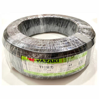 สายไฟ YAZAKI รุ่น 60227 IEC 02 THW(f) 1x4 Sq.mm.(VSF) ขนาด 100 ม. | Lazada.co.th