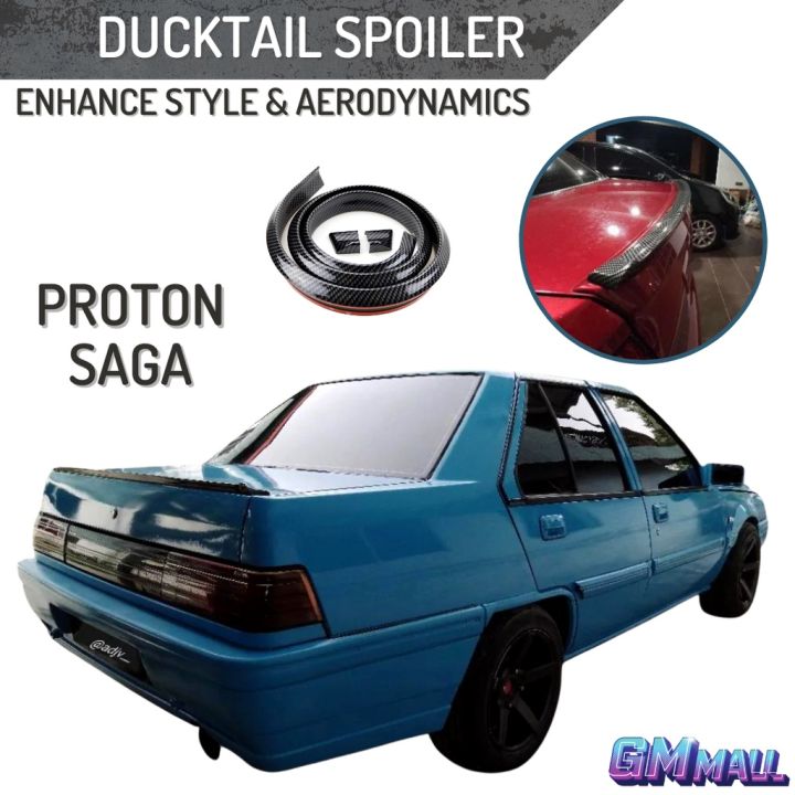 PROTON SAGA VVT MC2 ISWARA SAMURAI REAR WING DUCKTAIL SPOILER RUBBER ...