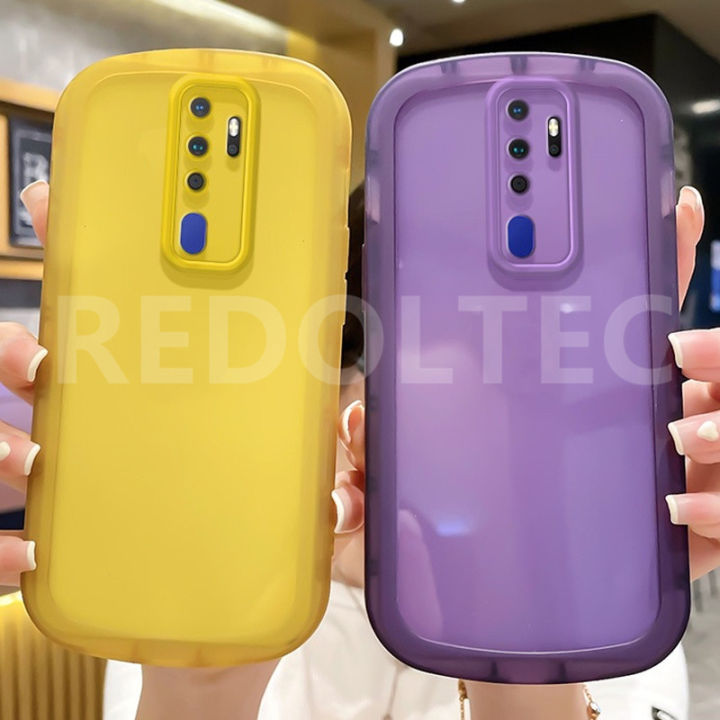 สำหรับ OPPO A5 A9 2020 F11 F11 Pro F9 F7 F5สี Candy Big Eye เลนส์ป้องกันเลนส์ซิลิโคนใส | Lazada ...