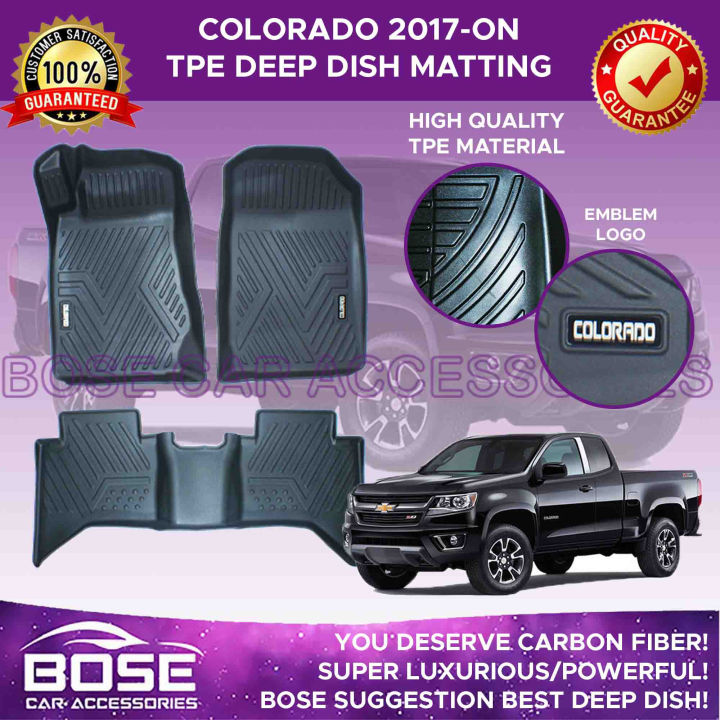 TPE/5D Deep Dish Matting for Chevrolet Colorado 2012 - Onwards / 2017 ...