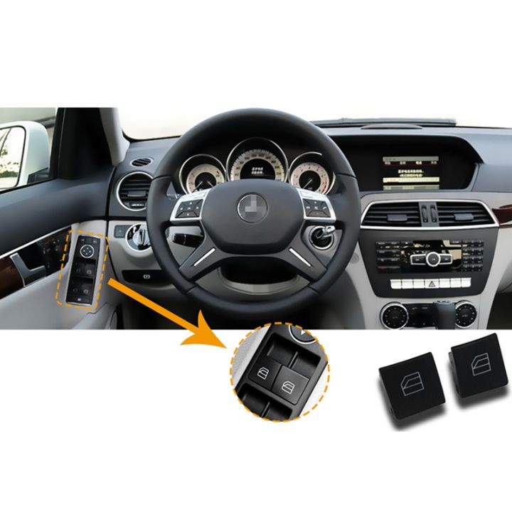 Window Switch Button Covers for Mercedes Benz W204 W212 C E Glk Class ...