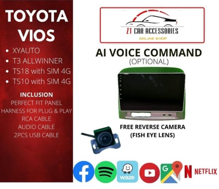 TOYOTA VIOS GEN 1 9inch QCY Android head Unit | Lazada PH