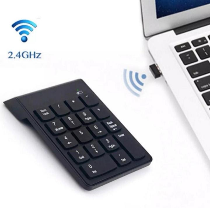 Wireless Number Keypad Numeric Pad Keyboard for Laptop Notebook ...