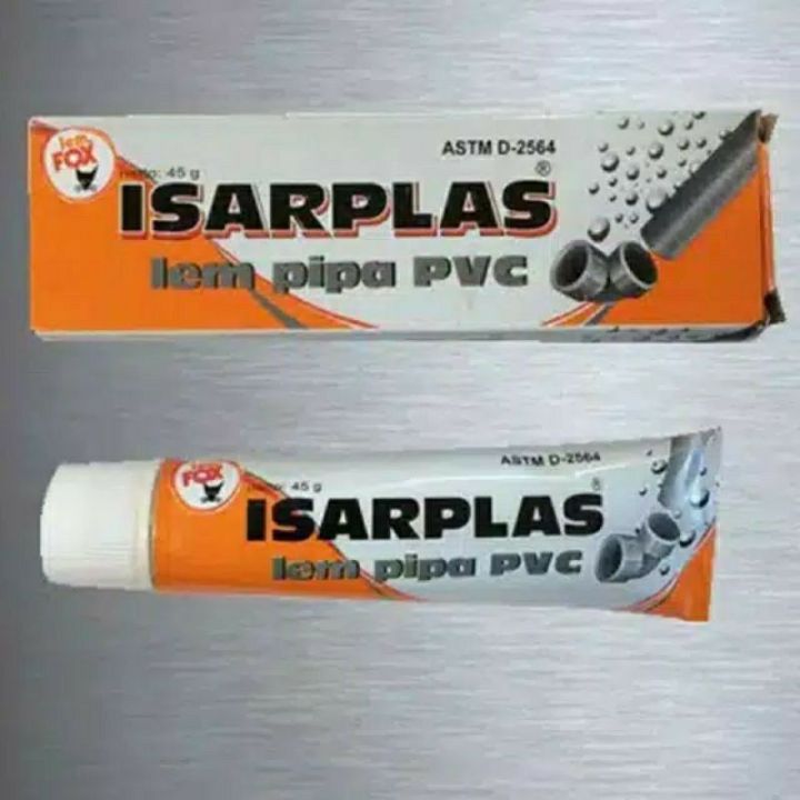 Lem Isarplas Tube 45gr Lem Pipa PVC Lem Paralon Lem PVC Tube Talang | Lazada Indonesia