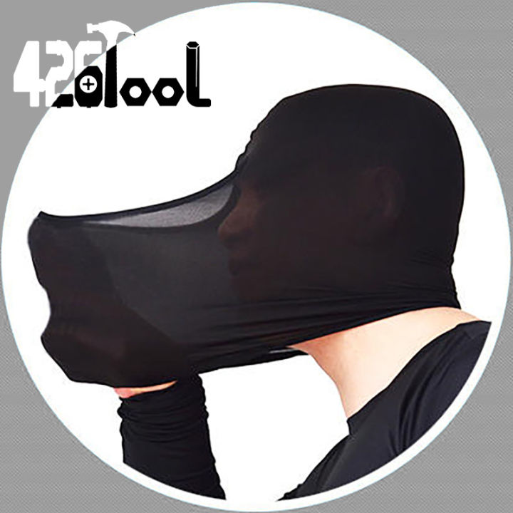 426TOOLไอ้โม่งคลุมหัว ผ้าแห้งไว แบบ Full Face ผ้านิ่มพิเศษ สำหรับผิวหน้า โม่งระบายอากาศ กันรังสี ...