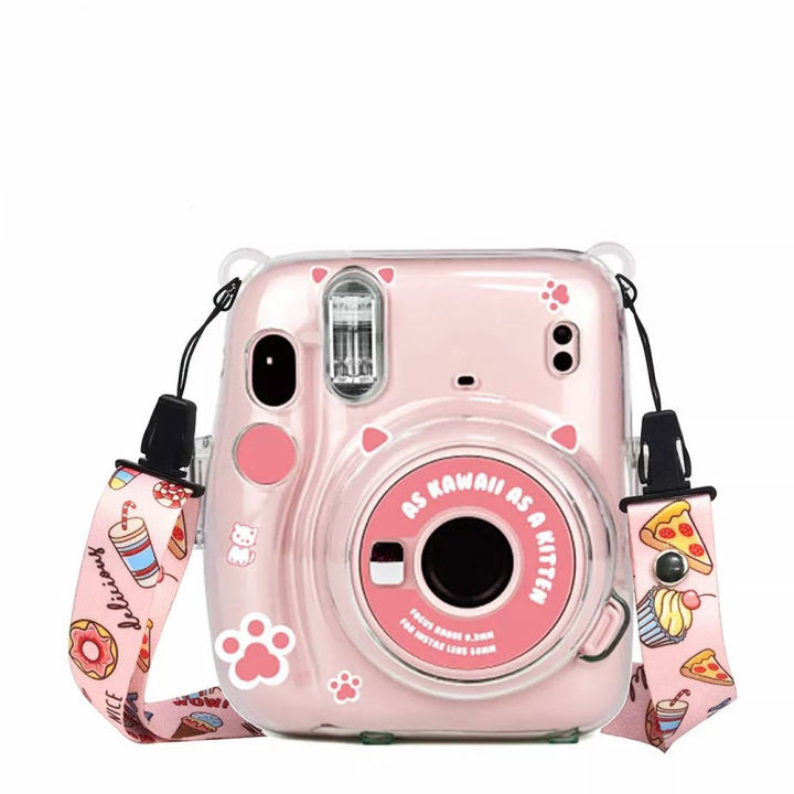 For Instax Mini 11 Photo Bag Transparent Storage Case Crystal Case ...