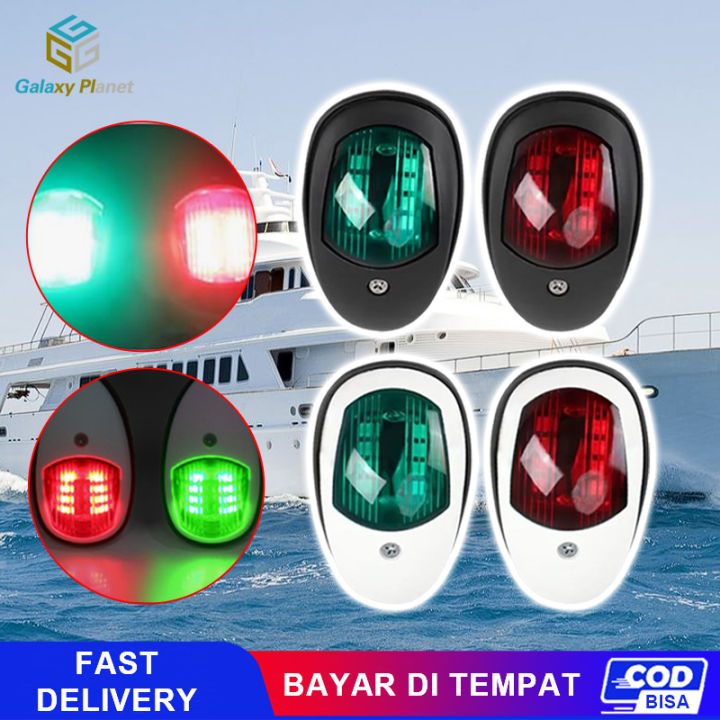 Lampu Navigasi Kapal Pesiar Tahan Air LED Lampu Navigasi Laut Lampu ...