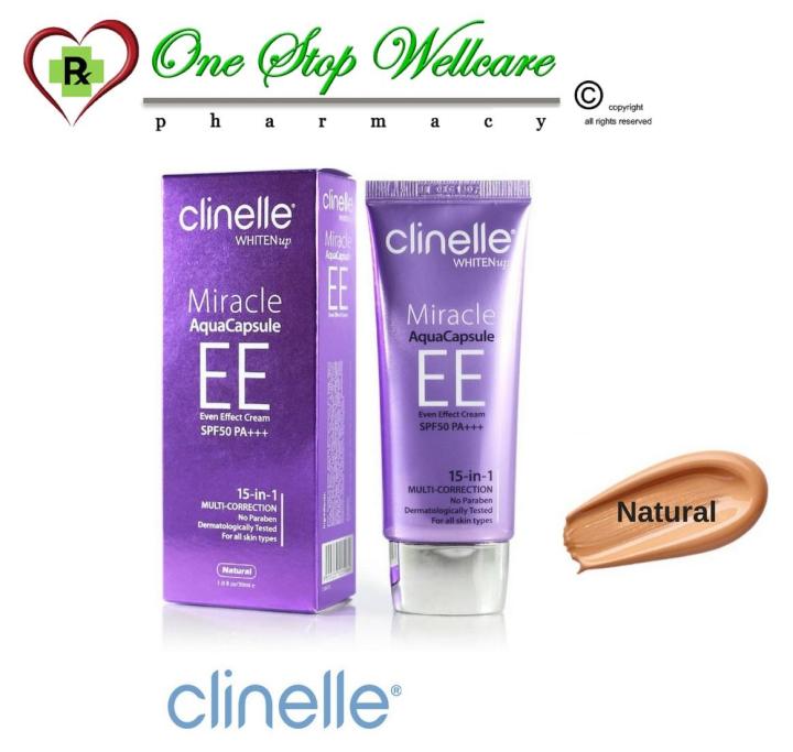 CLINELLE WHITEN UP MIRACLE EE CREAM NATURAL SPF50 PA+++ 30ML | Lazada