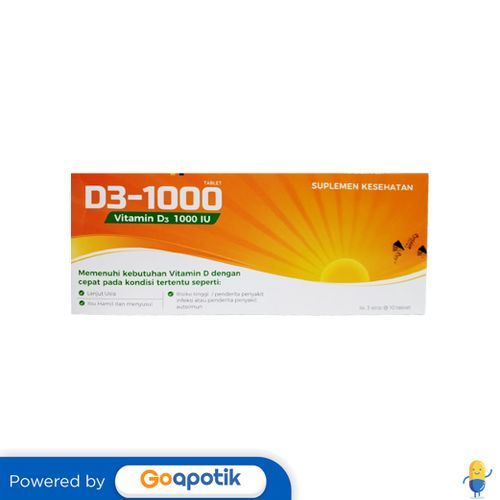 D3-1000 Box 30 Tablet | Lazada Indonesia