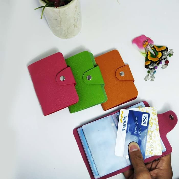 DOMPET KARTU 24 SLOT DOMPET KARTU SERBAGUNA CARD HOLDER | Lazada Indonesia