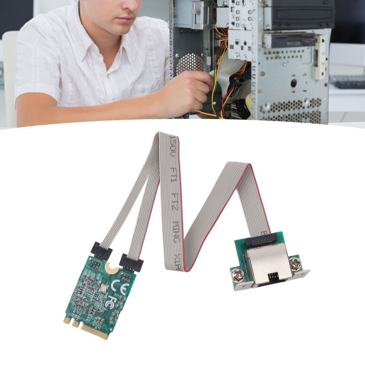 Mini PCIE Network Card RTL8125B M.2 A E Single Port 2.5G NIC - Bent Pin ...