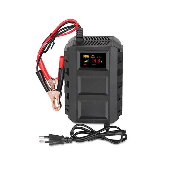 Intelligent EU Plug 12V 20A Pengecas Bateri Smart Battery Charger Car ...