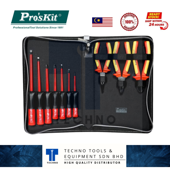 Pro'sKit 1PK-816N 1000V Hi-Insulated Tool Kit | Lazada