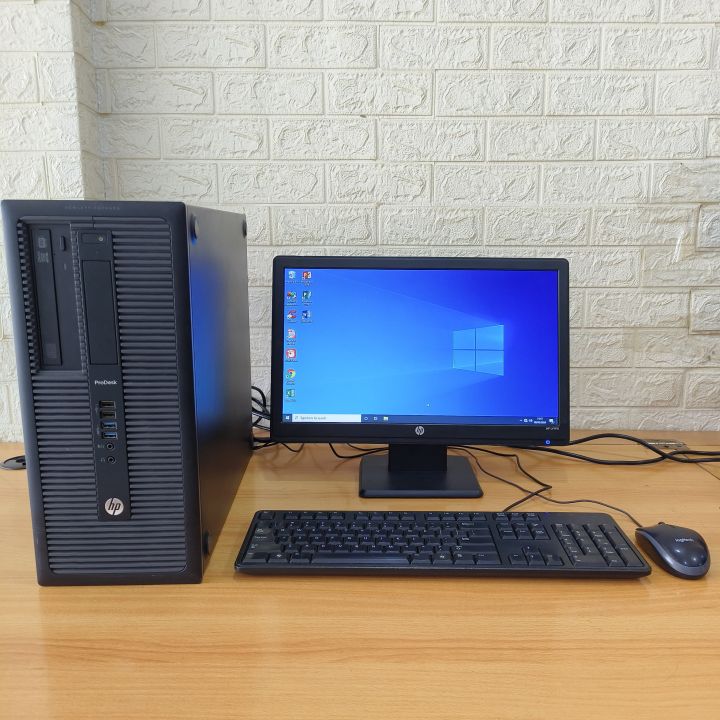Fullset Komputer HP ProDesk 600 G1 Tower Core i7 Gen 4 RAM 16GB 8GB SSD ...