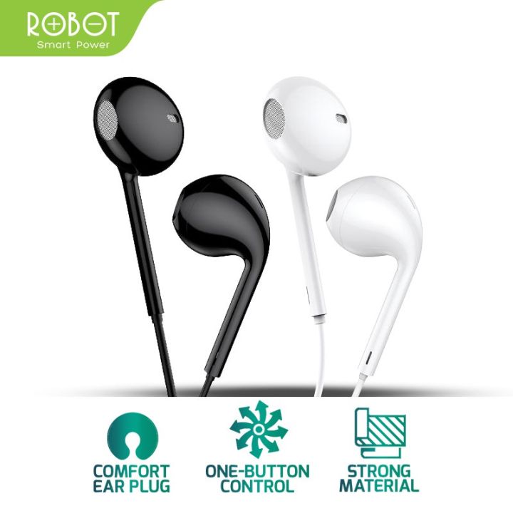 FLASH SALE Handsfree earphone hanset henset hetset ROBOT RE10 Headset ...