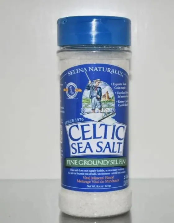 Selina Naturally Celtic Sea Salt Fine Ground SEL FIN Vital Mineral ...