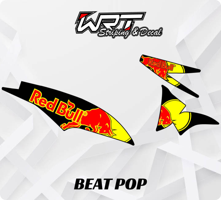 Stiker striping lis Decal Beat Pop RedBull | Lazada Indonesia