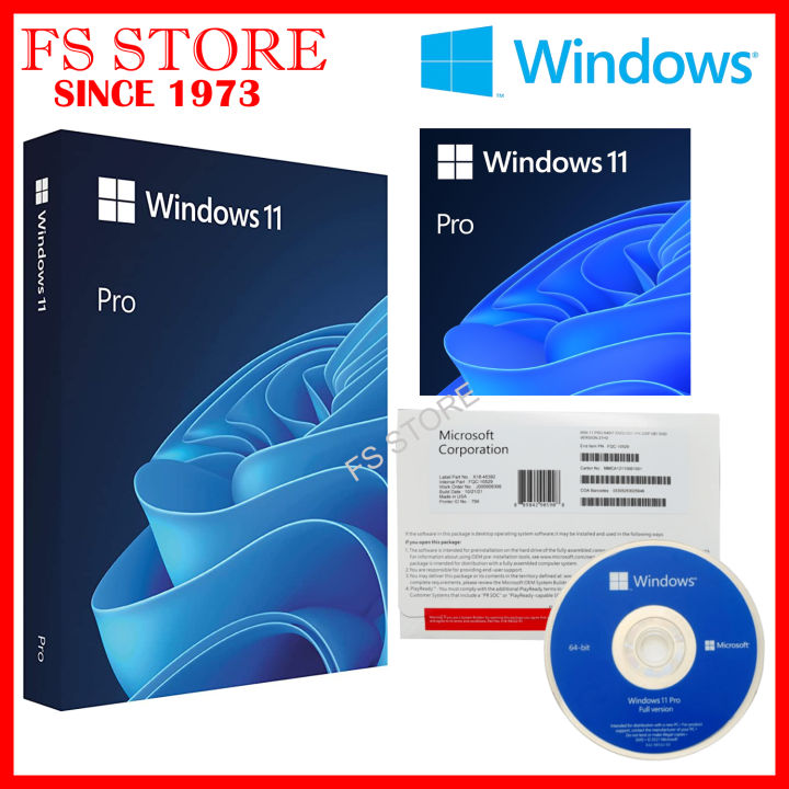 WINDOWS ORIGINAL MICROSOFT WINDOWS 10 PRO REATAIL ENGLISH 64-bit ESD ...