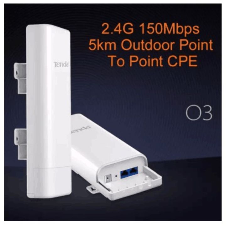 Tenda O3 Wireless 5km Point to Point Outdoor CPE | Lazada PH