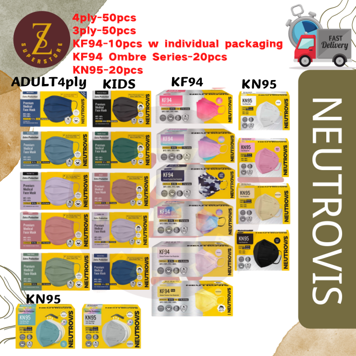 Neutrovis Medical Mask Full Range | Lazada