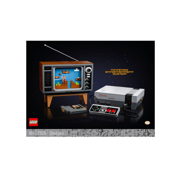LEGO Le Hi-Tech 71374 Nintendo NES Host Super Mario Plugged Toys ...