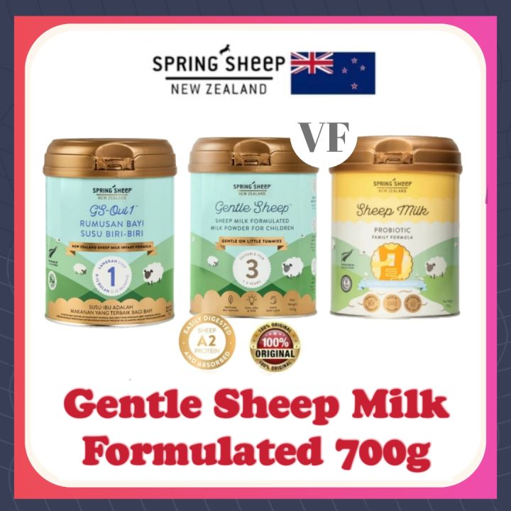 SPRING SHEEP NEW ZEALAND Gentle Sheep Milk Formulated Powder Step 1 ...
