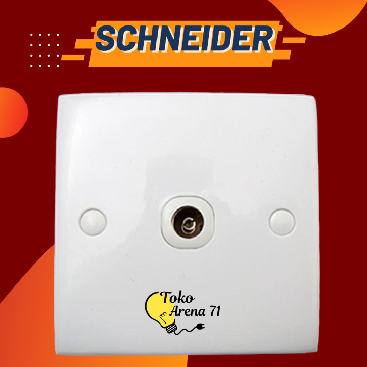 Schneider S Classic COlokan Stop Kontak TV Soket Outlet TV Schneider S ...
