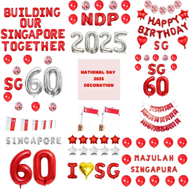 (SG SELLER) National Day Decoration Singapore National Day Decorations ...