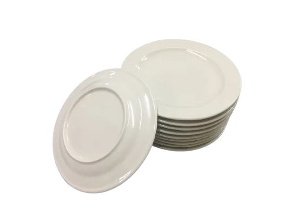 Porcelain Round Rim Plate Sets of 10s | Lazada