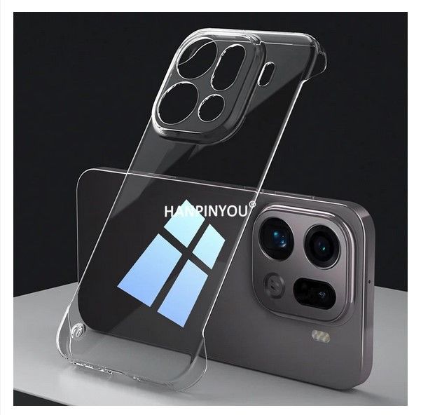 Case Clear OPPO FIND X9 X9 PRO Borderless Bening hard pc frameless ...