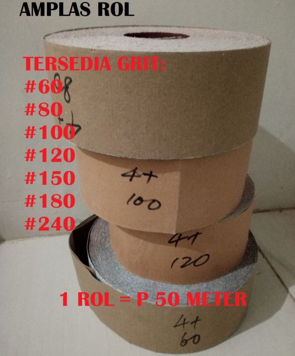 Amplas Roll Gulung 50 Meter Sampai Lebar 10 cm | Lazada Indonesia