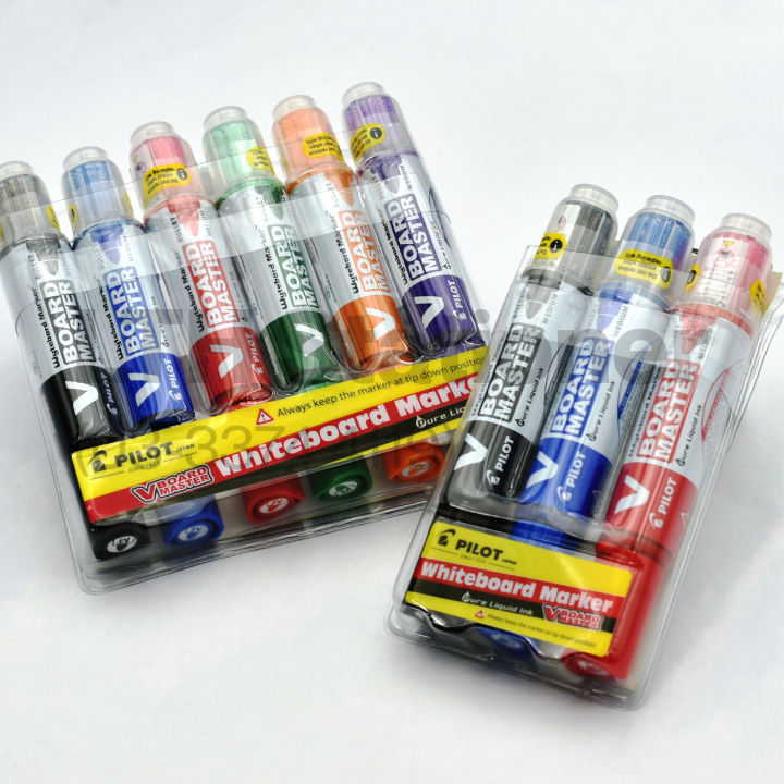 Pilot Marker Pen Whiteboard Set 3 // 6 PCS Whiteboard Marker Set ...