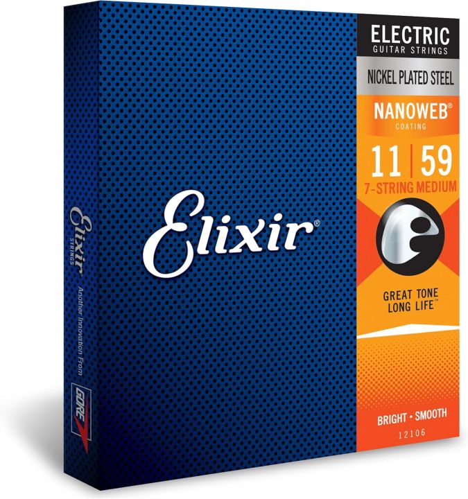 Elixir Strings, Electric Guitar Strings, Nickel Plated Steel with ...