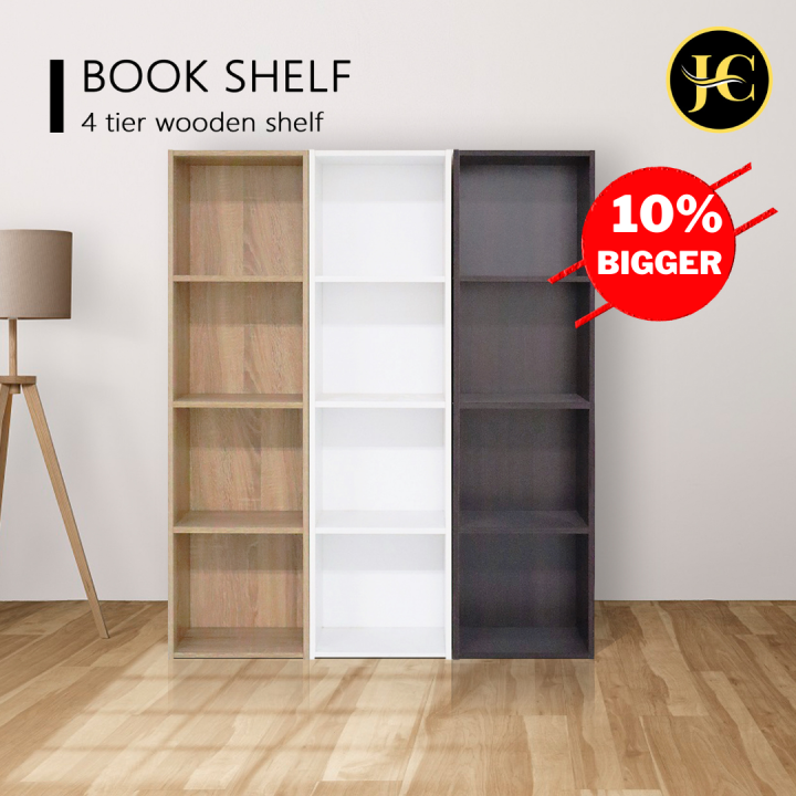 *READY STOCK* 4 Tier Bookshelf JC MODERN/DIY Utility Shelf/Multipurpose ...